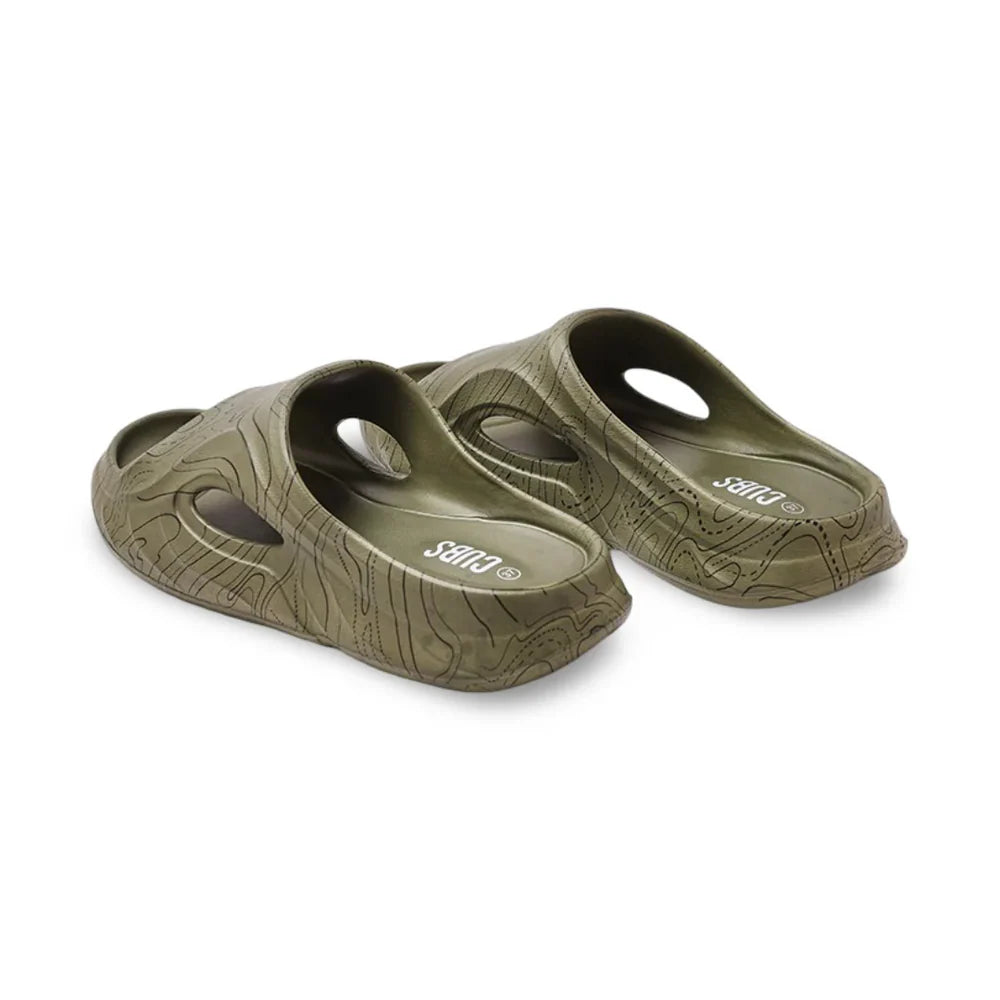 Army Green Bubble Walk Slide – awamrk